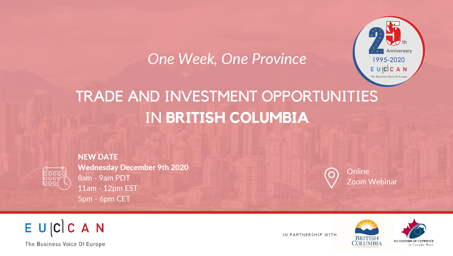 Trade Investment Opportunity in British Columbia! | EU Chamber of ...